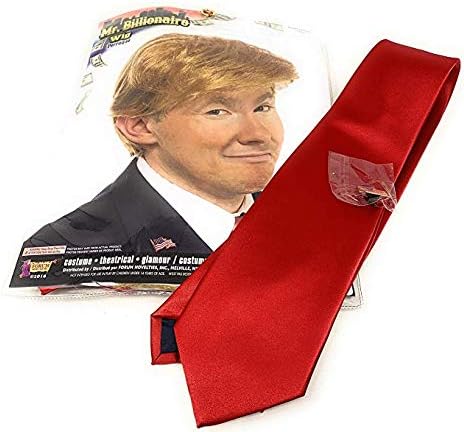 Amazon.com: Donald Trump President Halloween Costume Wig Bundle ...