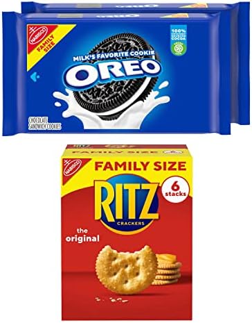 Amazon.com: OREO Cookies & RITZ Crackers Variety Pack, Family Size, 3 ...