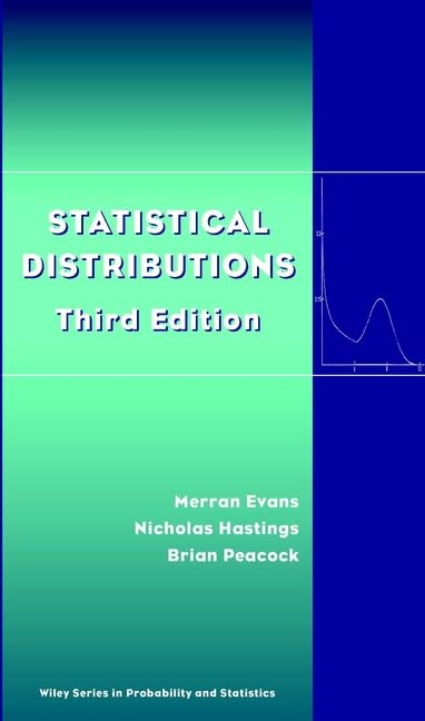 Amazon.com: Statistical Distributions: 9780471371243: Merran Evans ...