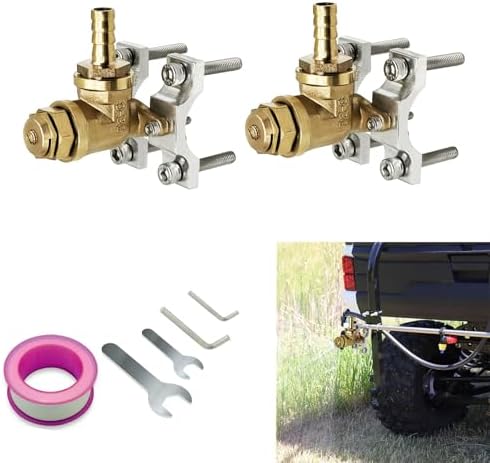Amazon.com: 2PCS Boomless Spray Nozzle,#10#12 Orifices Brass Boomless ...