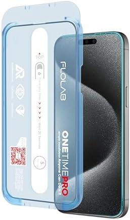 Amazon.com: FLOLAB NanoArmour ONETIME for iPhone 16 Pro Screen ...
