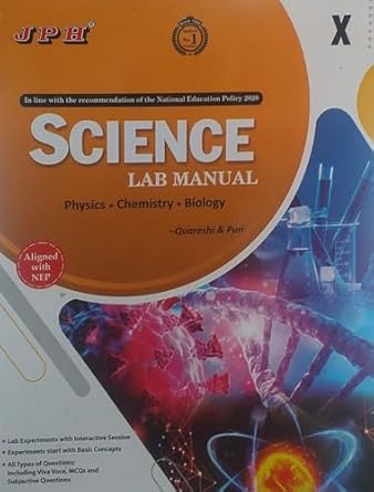 Amazon.in: Buy JPH Class 10 Science Lab Manual Based On NCERT/CBSE ...