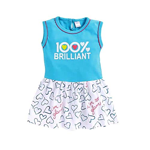 Cotton Printed Blue Cute Girls TOP : Amazon.in: Fashion