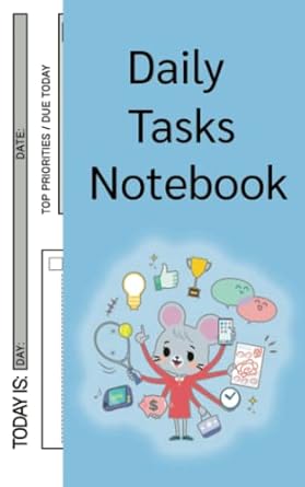 Amazon.com: Daily Task Notebook: Simple to Use, Small, Slip Into Your ...