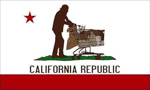 Amazon.com: California Homeless Flag Sticker (Newsom Failure no Help ...