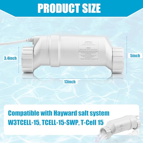 ZUCCIO Salt Cell T-15, Compatible with Hayward T 15 Cell Salt Cells ...
