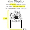 Amazon.com: Customized Sunflower Garden Sign with Name, Personalized ...
