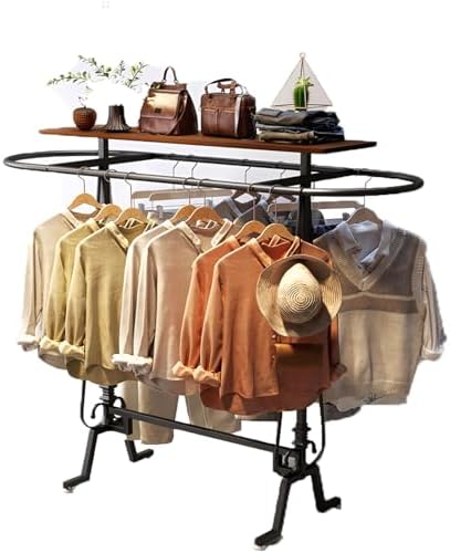 Amazon.com: SSWBasics Half Round Black Clothing Rack - 64” Usable ...