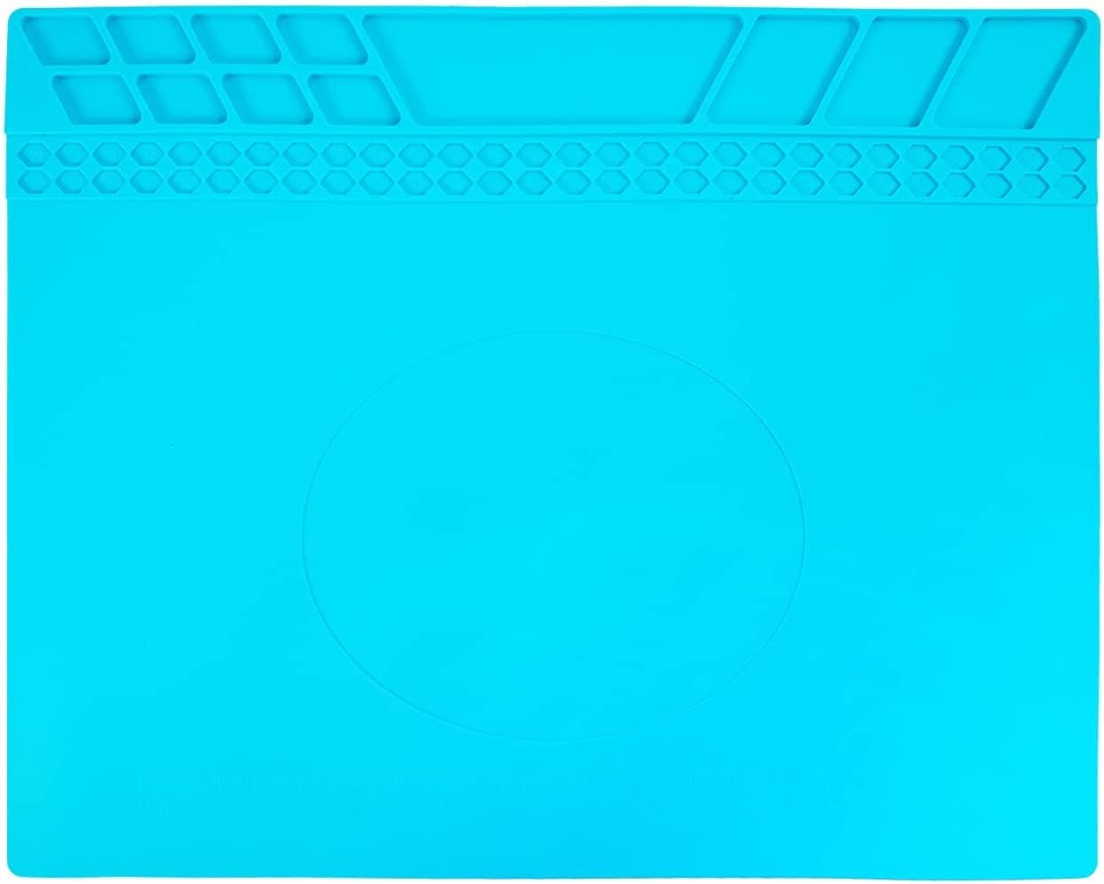 Magnetic Silicone Repair Mat Heat Resistant 932°F Soldering Work Mat ...