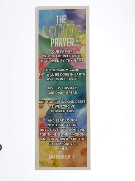 Snapklik.com : The Lords Prayer Bookmarks Inspirational Bookmarks For ...