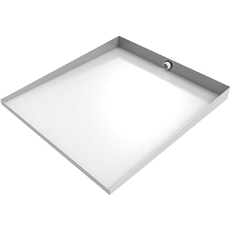 Amazon.com: 27" x 25" x 2.5" Compact Washing Machine Drip Pan (White ...