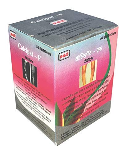 Buy Calcipat F Tablets - Ayurvedic Calcium & Iron Tablets - 50 Tabs ...