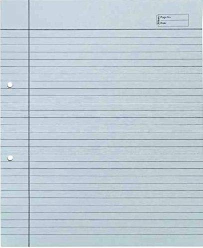 Arvachin Single Side Rule A4 Punched Paper (Pack of 100) : Amazon.in ...
