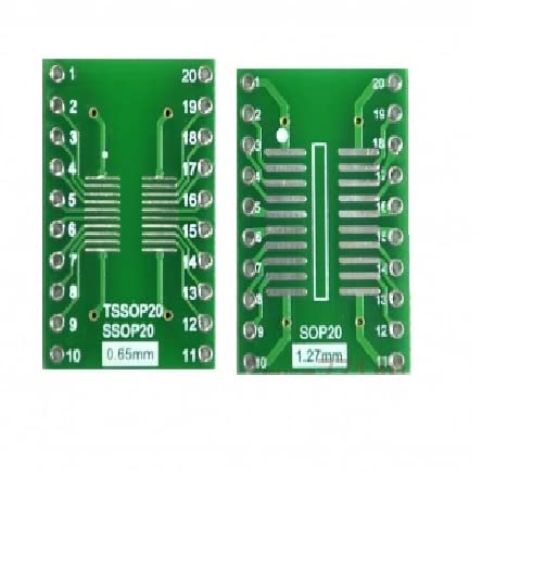 10PCS SOP20 TSSOP20 SOIC TO DIP 20 PIN Adapter SMD TO DIP CONVERTER ...