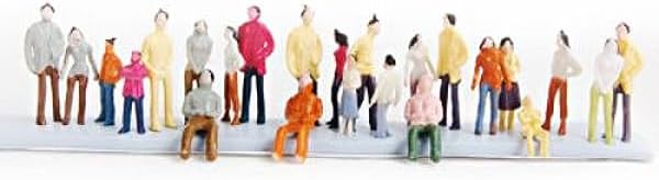 Amazon.com: STOBOK Mini People Figurines 100pcs Mini Figurine Miniature ...