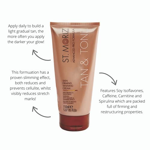 St Moriz Advanced Tan & Tone Skin Firming Tanning Cream - Dr. GreenOffers