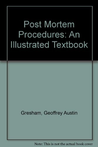Amazon | Post Mortem Procedures: An Illustrated Textbook | Gresham ...
