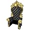 Amazon.com: Beistle Corrugated Cardboard Black 3-D Throne with Easel ...