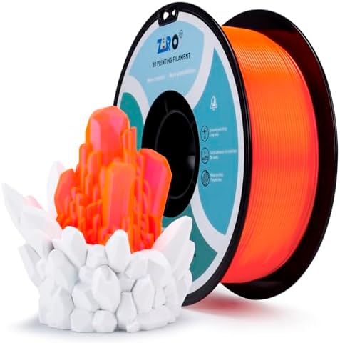 Amazon.com: ZIRO 3D Printing Filament, Translucent PLA Series, 1.75mm ...