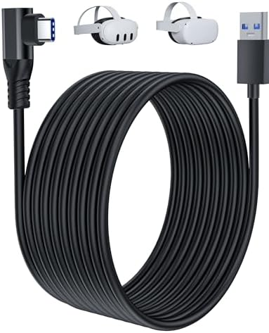 INIU Link Cable 5m with Separate Charging Port, VR Cable for Meta ...