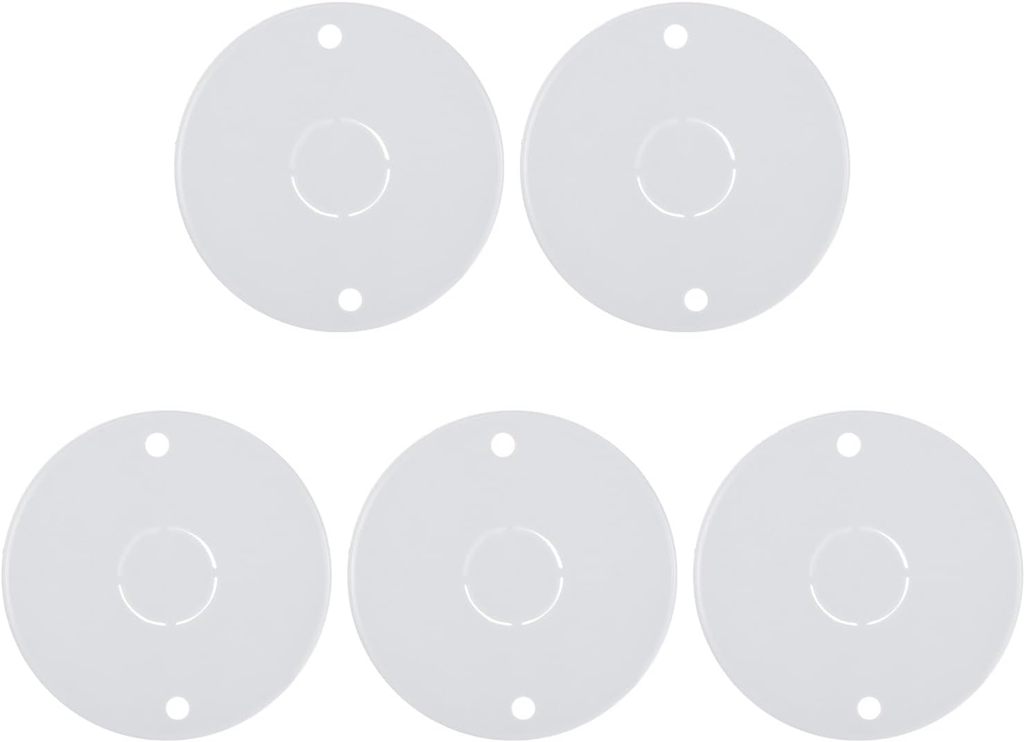Amazon.com: MECCANIXITY 5Pcs PVC Conduit Lid Round Junction Box Cover ...