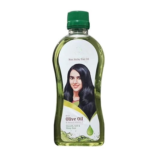Amazon.com: Non-Sticky Hair Oil with Olive Oil for Soft and Smooth Hair ...