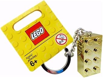 Lego Gold 2x4 Stud Key Chain at Amazon Women’s Clothing store: Toy ...