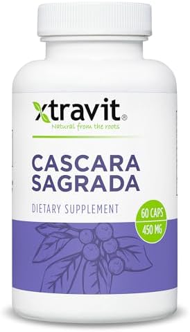 Amazon.com: Xtravit Cascara Sagrada Supplement – Fast Acting Natural ...