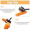 Amazon.com: Carrot Curler and Peeler, Vegetable Spiral Cutter,Fruit ...