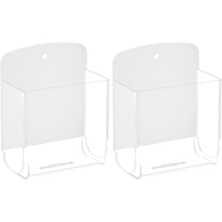 Amazon.com: Floating Shelves Bin Organizer Adhesive Wall Mounted ...