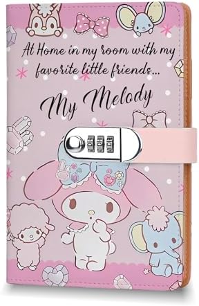 Amazon.com : FYWZXED Cartoon Animation Leather Combination Lock ...