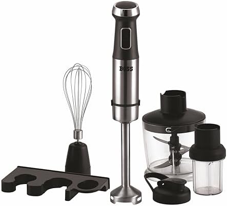 Buy BOSS Stellar Hand Blender 1200 Watts with Chopper, Blender Jar, On ...