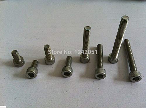 MAO YEYE 50pcs Metric Thread M5x16 304 Stainless Steel Hex Socket Head ...