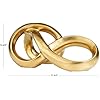 Amazon.com: Deco 79 Ceramic Abstract Decorative Sculpture Infinity Loop ...