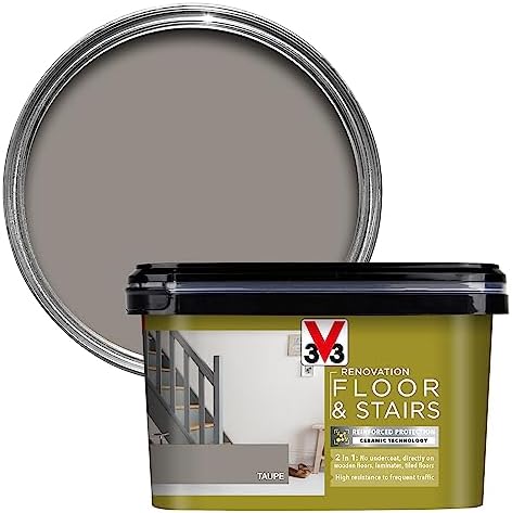 V33 Renovation Floor & Stairs Paint Taupe 2L | Reinforced Protection ...