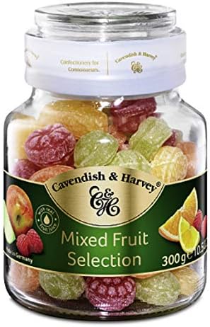 Amazon.com : Cavendish & Harvey | Mixed Fruit Hard Candy Drops | 10.50 ...
