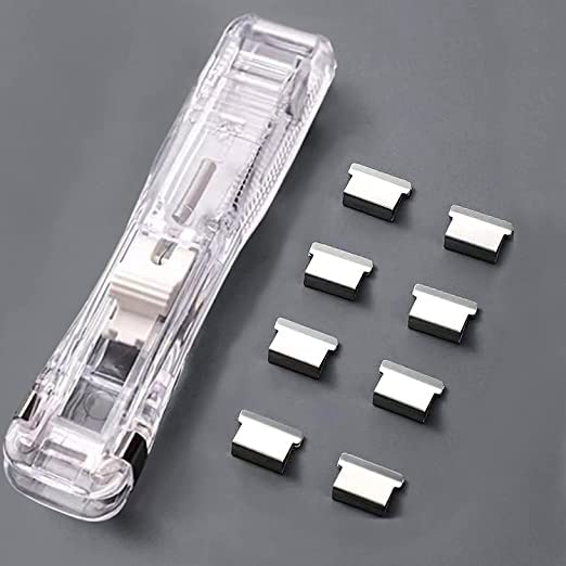 MURTISIDDH Portable Handheld Paper Clam Clip Dispenser Large Size with ...