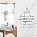 pH Recharge Glass Alkaline Water Filter - Countertop Water Filtration ...