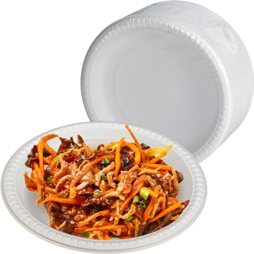 Amazon.com: Ryan's Classy 5 Compartment Plates Disposable, White ...