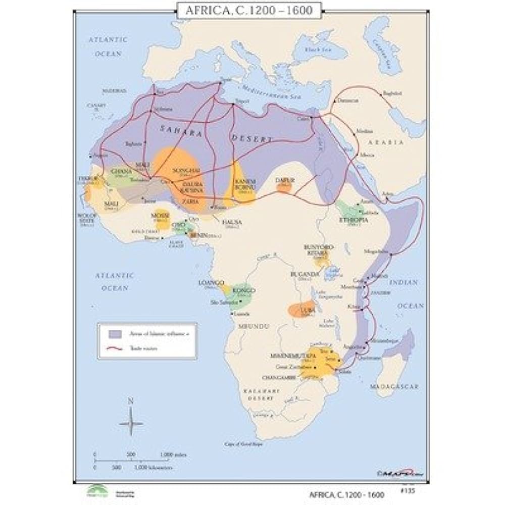 Ancient African Civilizations Map