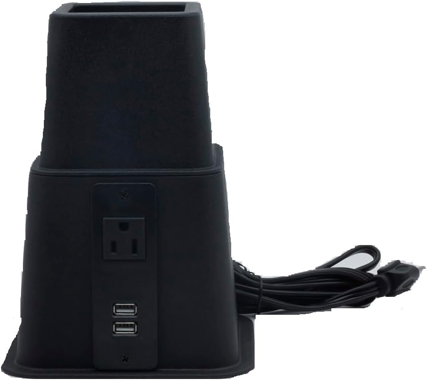 Amazon.com: Tuffen Heavy Duty Bed Risers with Power Outlet and USB ...