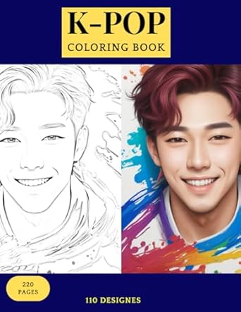 Amazon.com: K-POP COLORING BOOK 2: Harmonious Coloring Adventure with ...