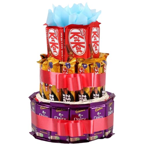 Butterfly Chocolate Gift Hamper For | Birthday | Cadbury dairymilk 13.2gm × 14 Cadbury five star ...