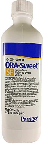 Amazon.com : Ora-Sweet Sugar Free Syrup, 1Pt by PADDOCK LABORATORIES ...