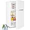 Amazon.com: Kismile Mini Fridge with Freezer,3.2 Cu.Ft Compact Mini ...