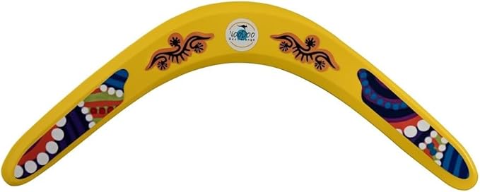 Amazon.com: Voodoo Boomerangs for Kids - Australian Style Aboriginal ...