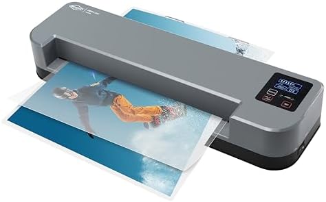 SINCHI A3 Thermal Laminator & Foil Applicator | 4-Roller, LCD Display ...