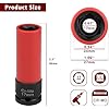 ITEQ Protective Wheel Lug Nut Socket for Mercedes Benz with 17mm Convex ...
