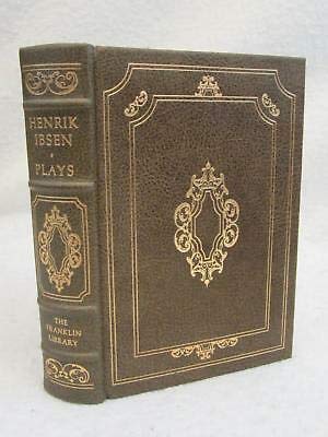 Henrik Ibsen SIX PLAYS 1977 The Franklin Library LEATHER [Hardcover ...