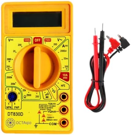 Octaqio Digital Multimeter Dt830D - Battery Powered : Amazon.in ...